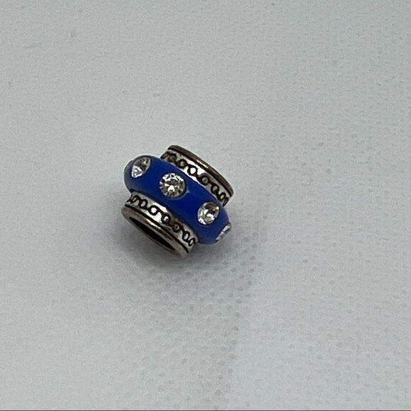 Brighton | Jewelry | Brighton Charm Blue Dazzle Spacer Bead | Poshmark